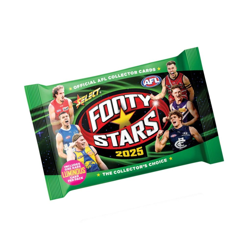 Select 2025 AFL Footy Stars Cards Booster Pack | CuddleCloud